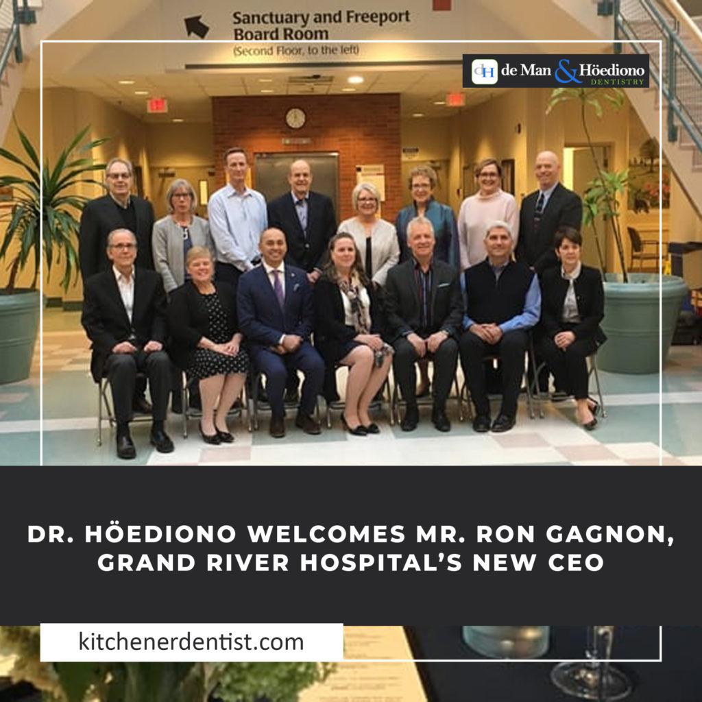 Dr. Höediono welcomes Mr. Ron Gagnon, Grand River Hospital's new CEO ...
